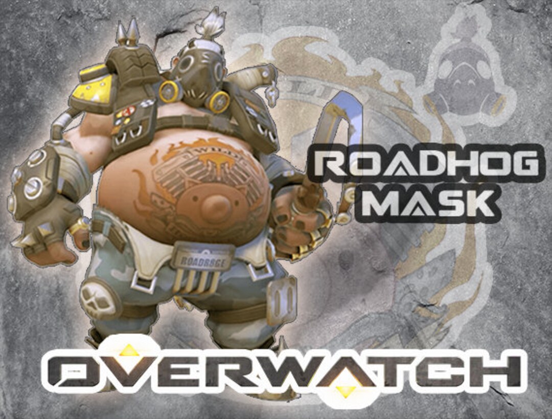 Overwatch Roadhog Mask foam Unfold by Big Rob - Etsy