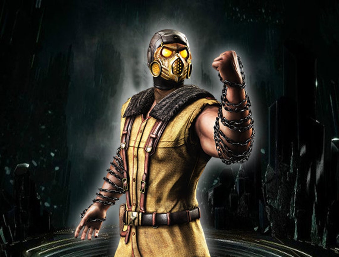 Scorpion Mortal Kombat X Mask