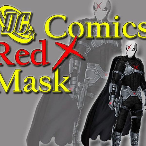 Red X Cosplay Mask - Etsy Australia