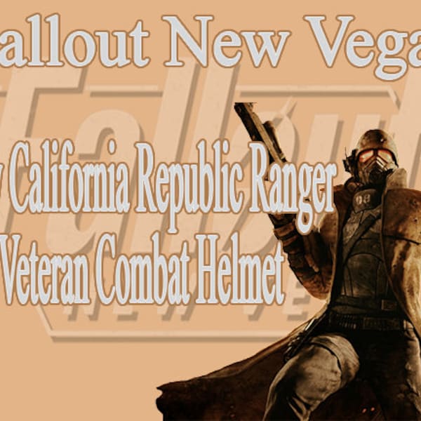 Fallout New Vegas Ranger Helmet - Etsy
