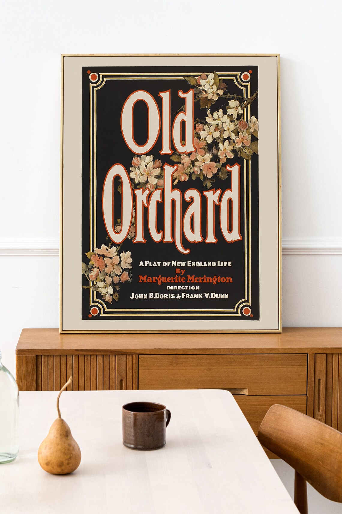 PRINTABLE Vintage Floral Poster Antique Cottagecore Wall - Etsy