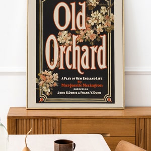 PRINTABLE Vintage Floral Poster, Antique Cottagecore Wall Decor ...