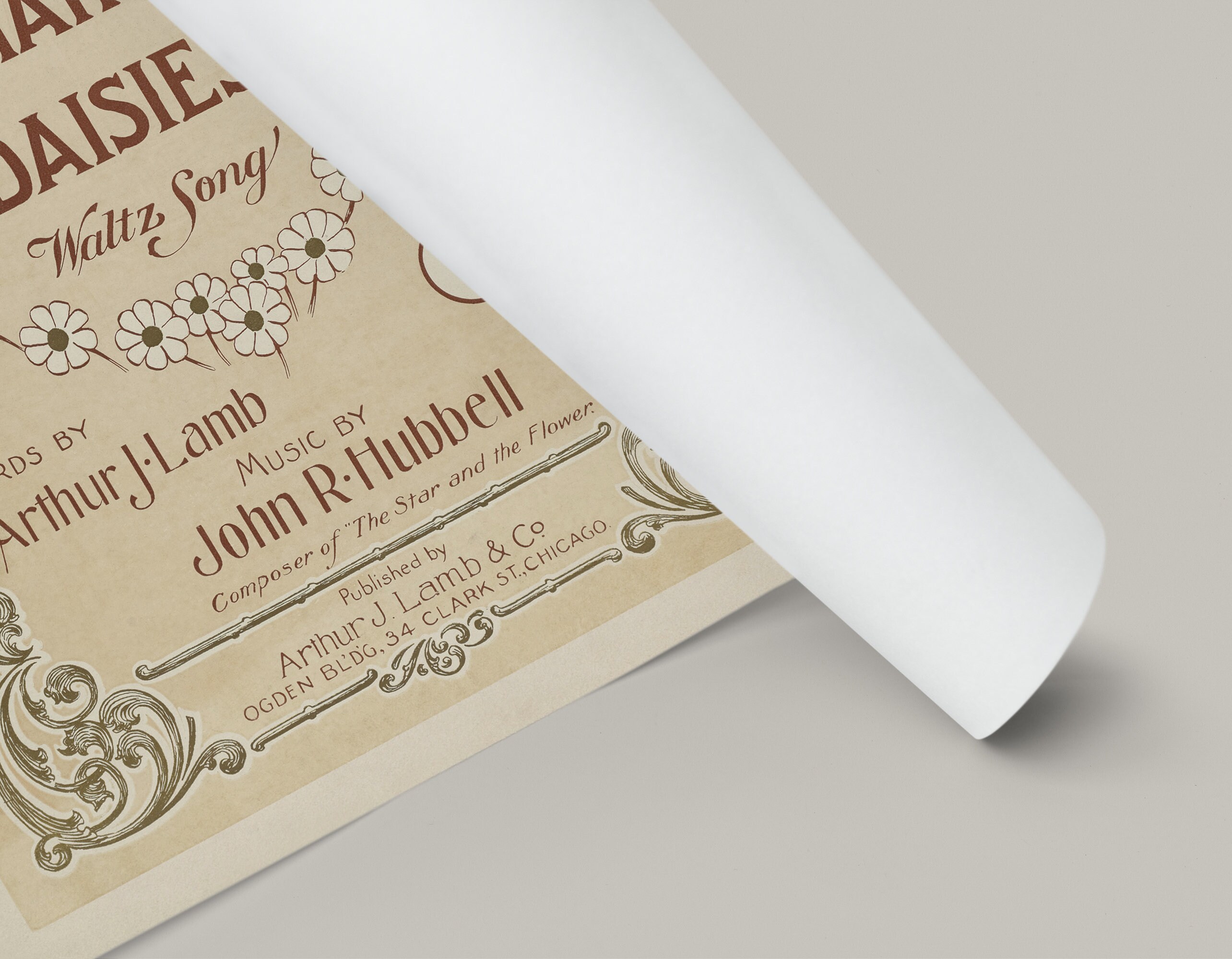 PRINTABLE Vintage Music Poster, Charming Antique Cottagecore Wall Decor ...