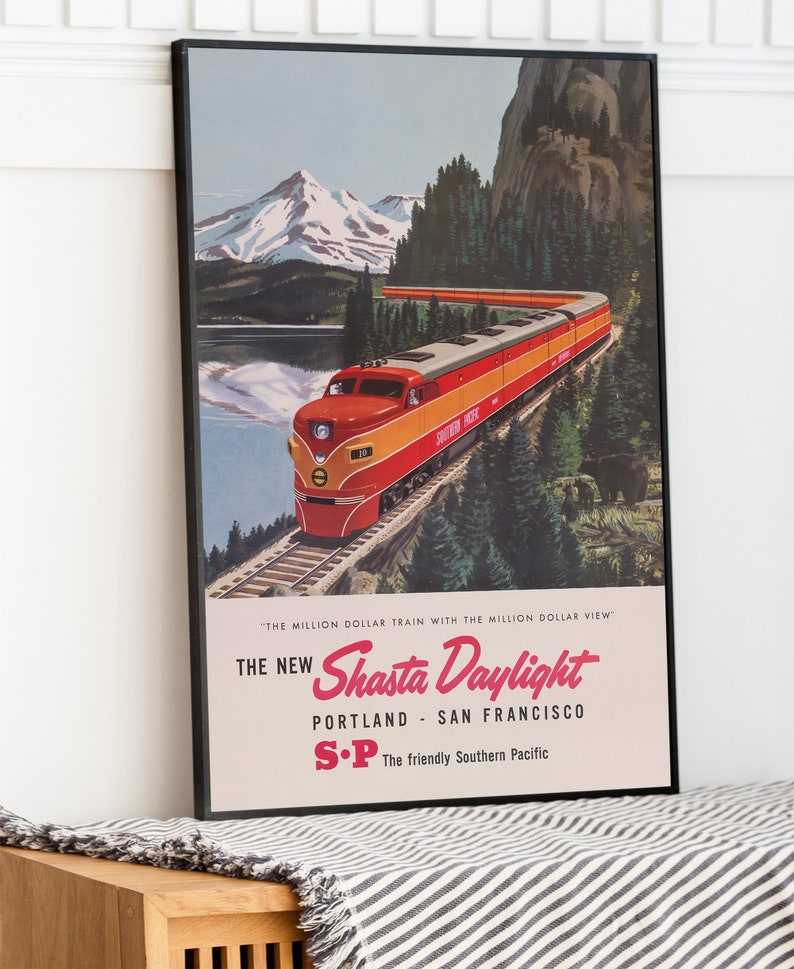 Vintage Travel Poster, Retro California Poster, Mid Century 1950's ...