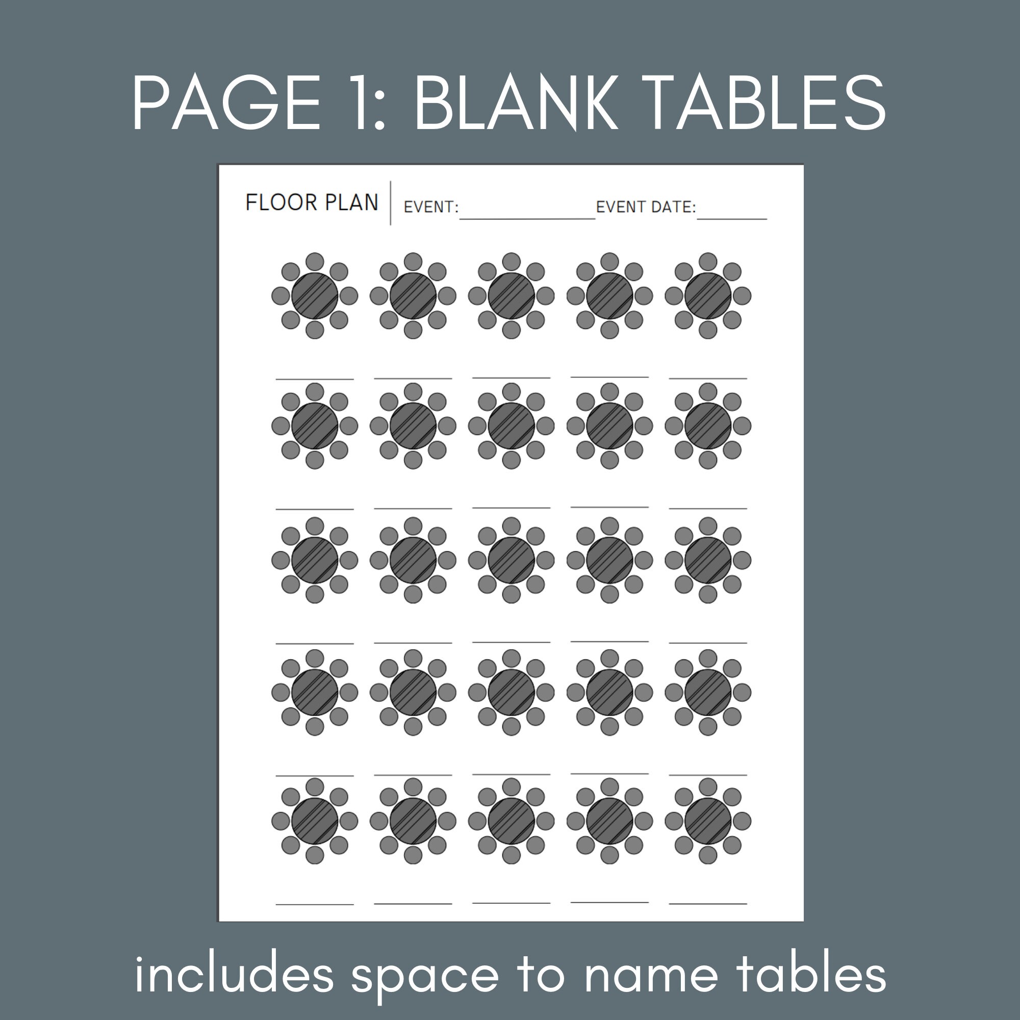 Seating Chart Planner for Events and Weddings - Easy Way to Plan Out ...
