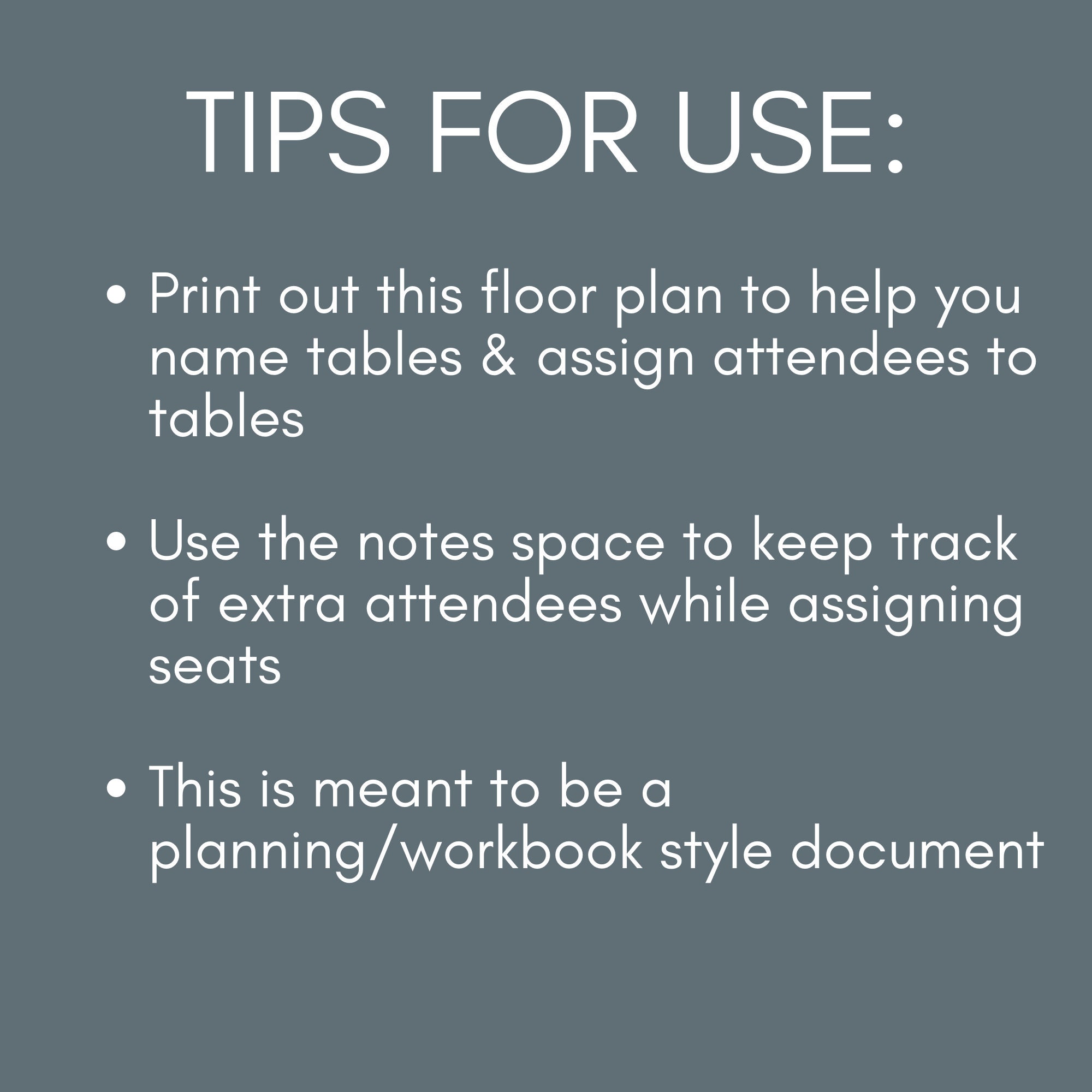 Seating Chart Planner for Events and Weddings - Easy Way to Plan Out ...