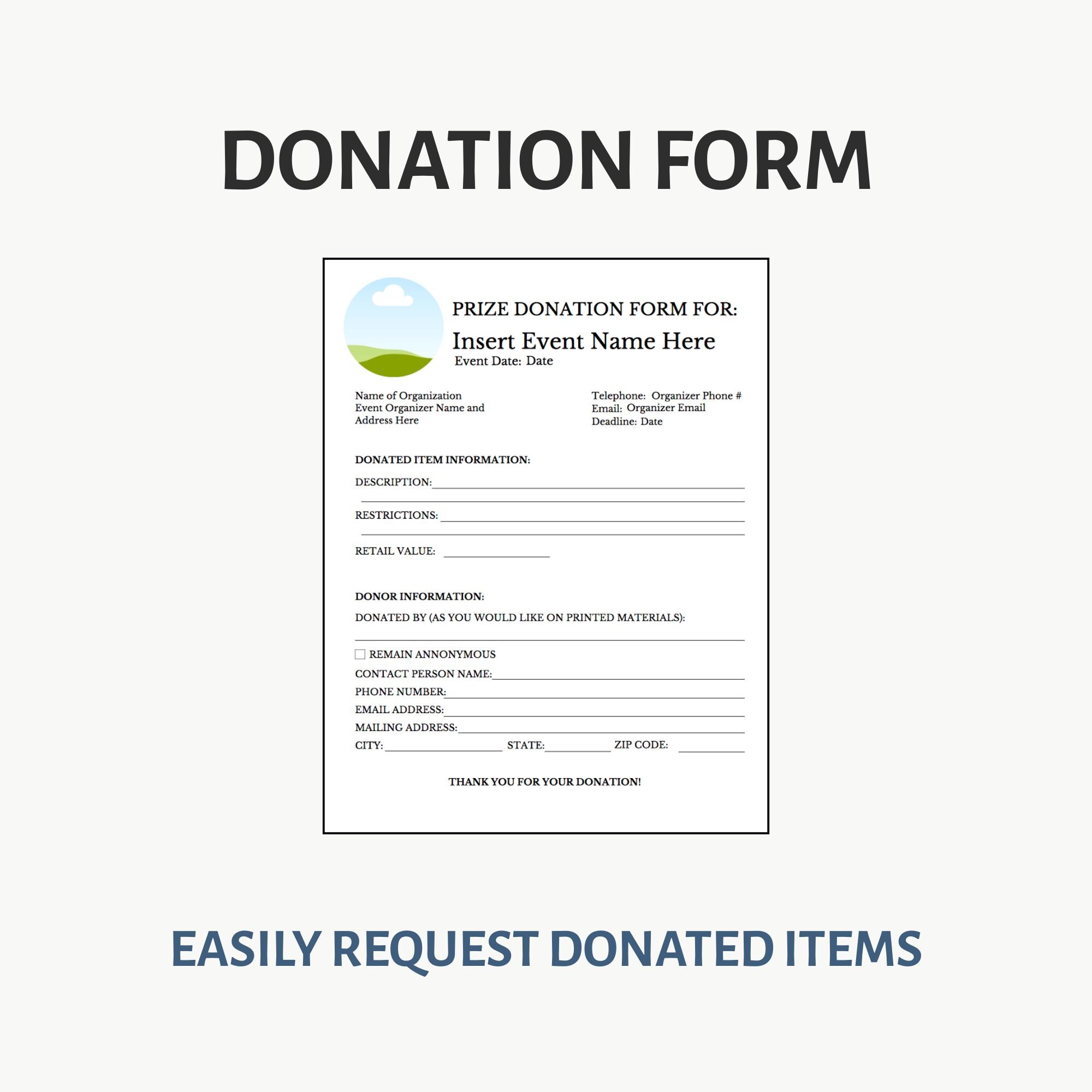 Complete Silent Auction Canva Template Bundle | Bid Sheets, Item Forms ...