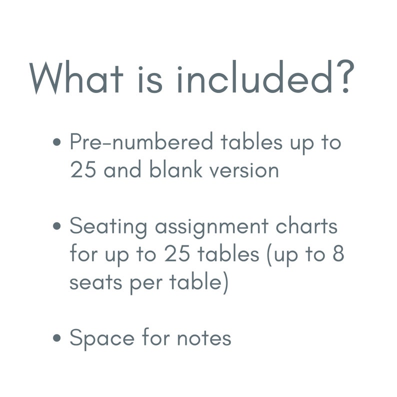 Seating Chart Planner for Events and Weddings - Easy Way to Plan Out ...