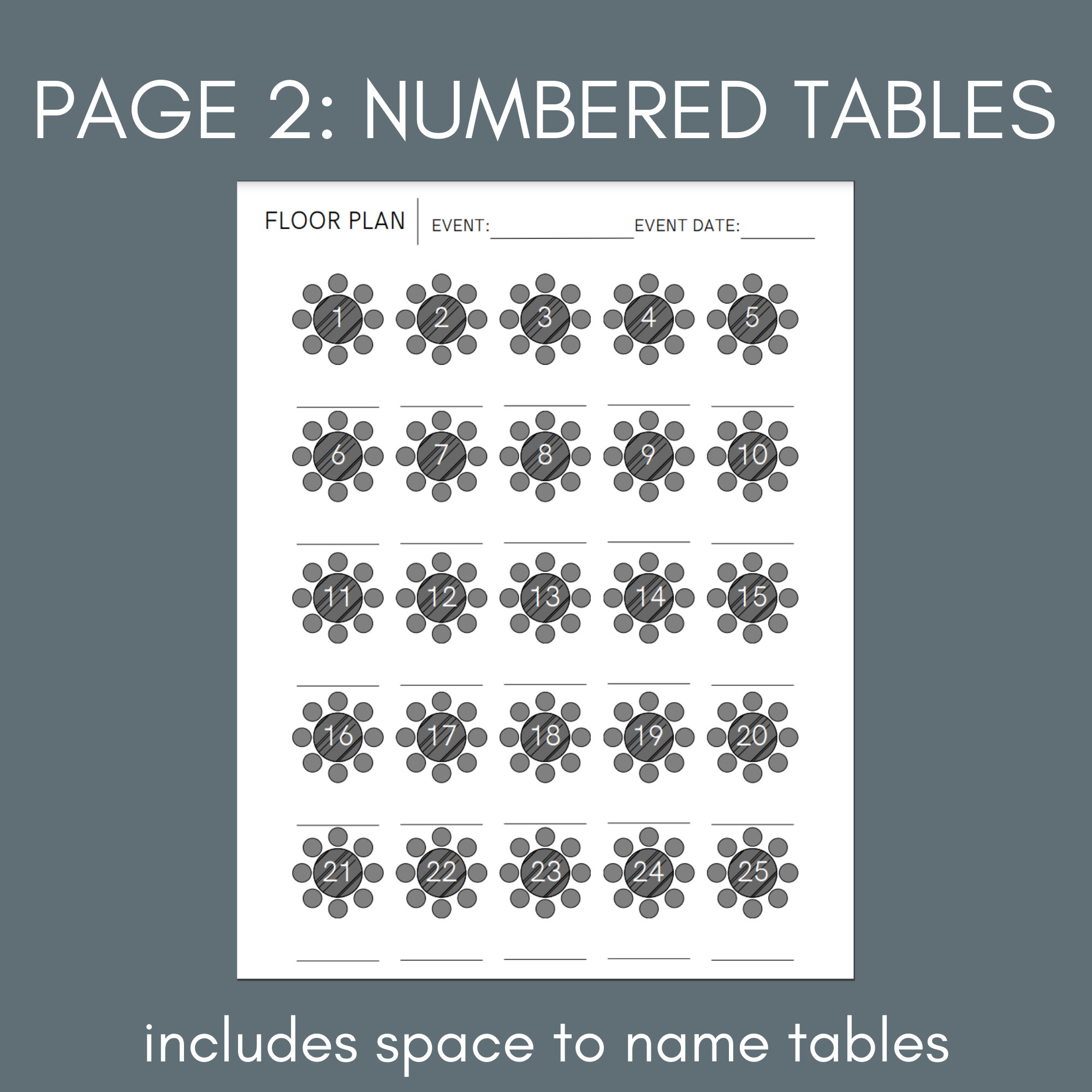 Seating Chart Planner for Events and Weddings - Easy Way to Plan Out ...