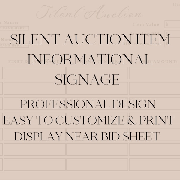 Item Sign Out Sheet - Etsy