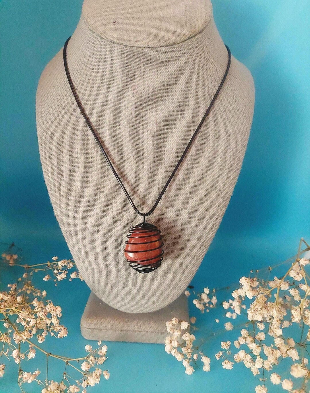 Red Malachite! Red Malachite Necklace - Stone of Firm Boundaries! Stone ...