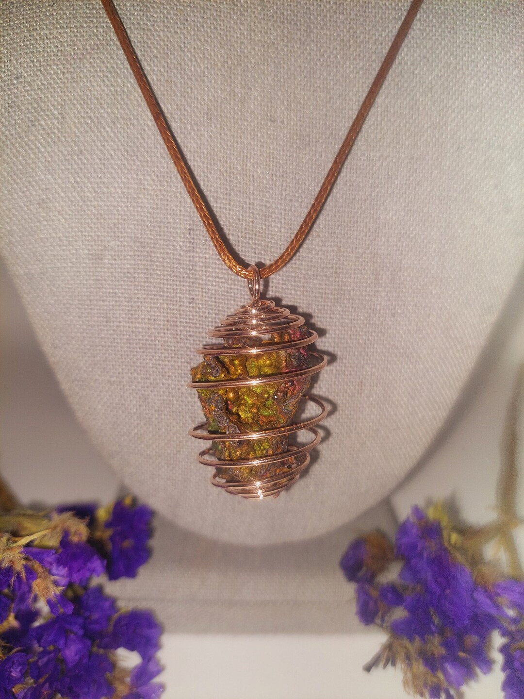 Rainbow Limonite Rainbow Pseudomorph, Limonite Goethite Necklace Rare ...