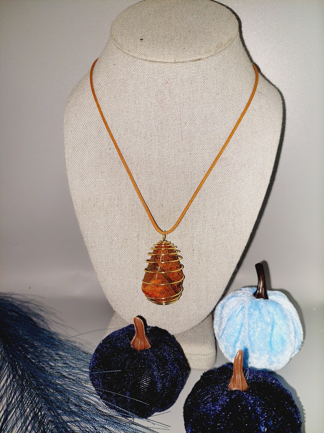 Tiger Tail Jasper Crystal Necklace - Fierce, Passionate, Protective ...