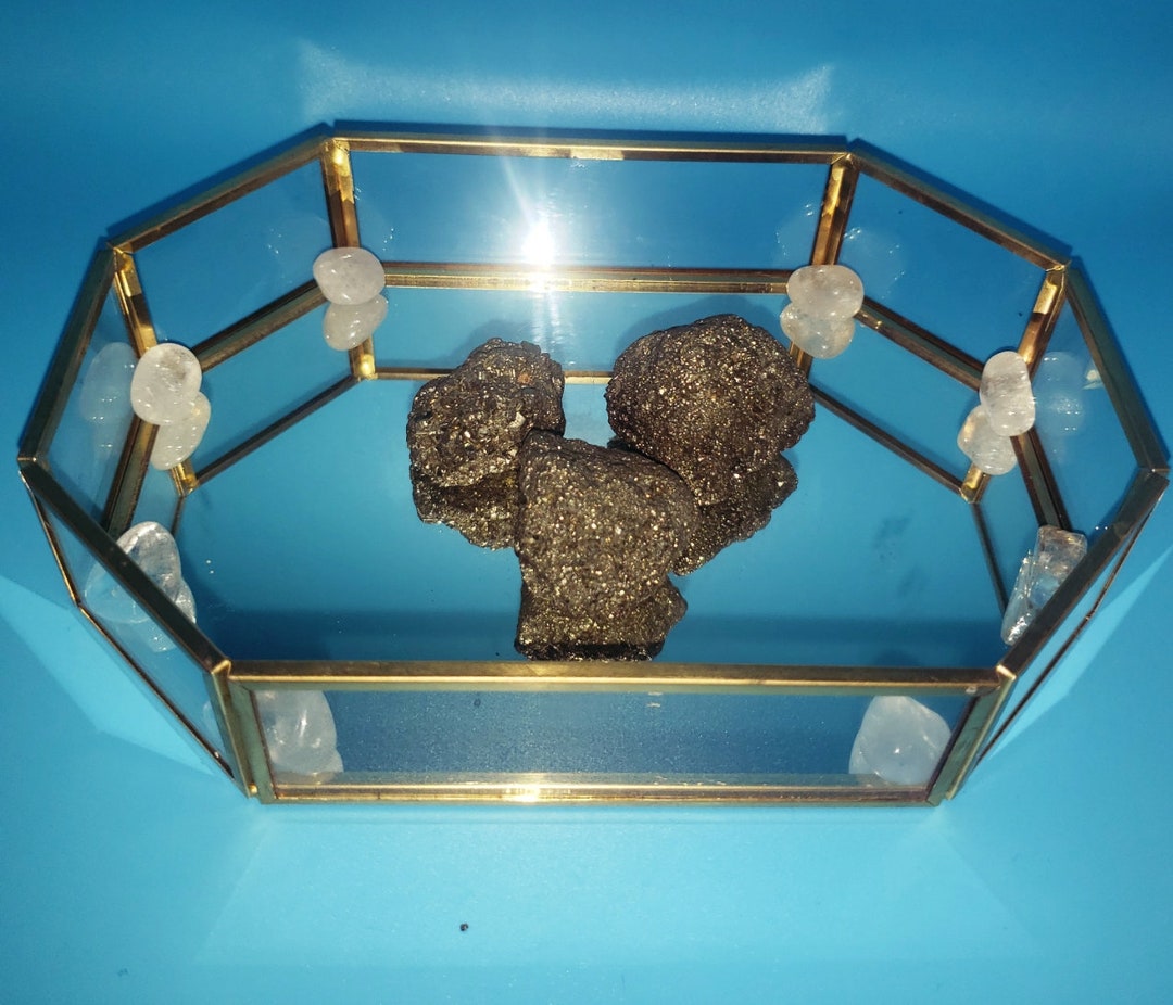 Raw Pyrite Crystals Aka Fool's Gold (large) - Set of 3 - Etsy