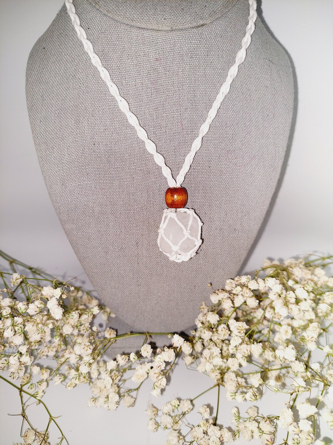 Celestial Quartz - Candle Quartz Aka Pineapple Quartz Crystal Pendant ...