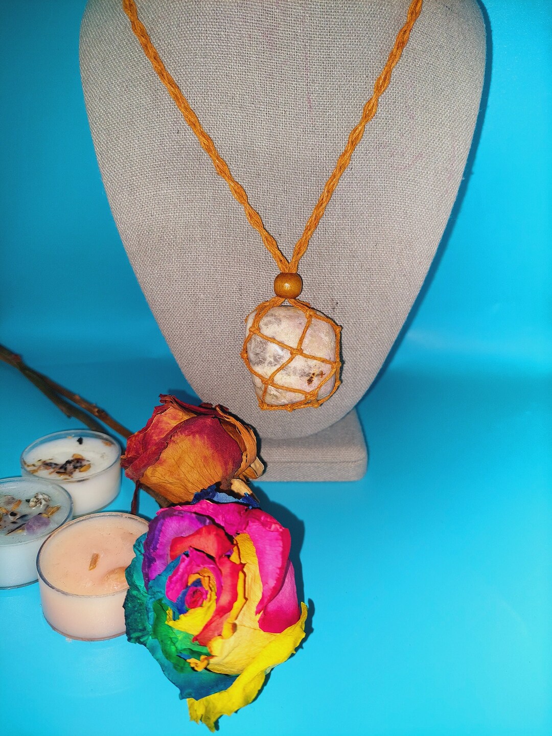 Powerful Hackmanite Crystal Pendant Necklace - Etsy