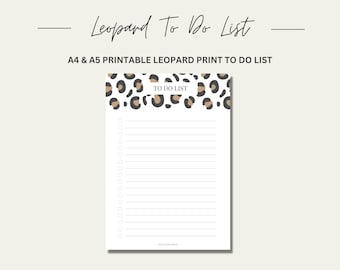 Printable PDF to Do List, Pretty and Minimalistic, Blank, Productivity ...