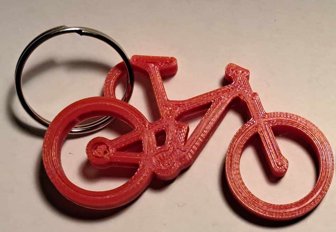 Mountain Bike Keychain - Custom 3D Print - Etsy