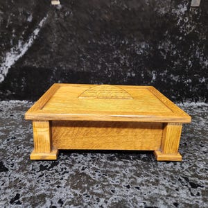 Stickley Style Mission Style White Quartersawn Jewelry or Keepsake Box ...