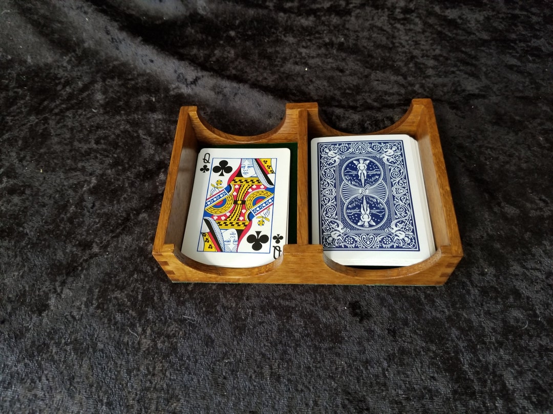 Stickley Style Mission Style Oak Playing Card Tray or Organizer. Single ...