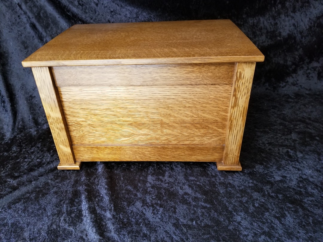 Heirloom Quality Large Stickley Style Mission Style Oak Jewelry Chest ...