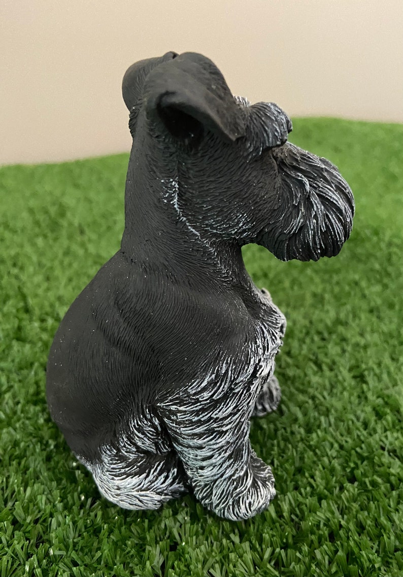 Schnauzer Dog Statue - Etsy