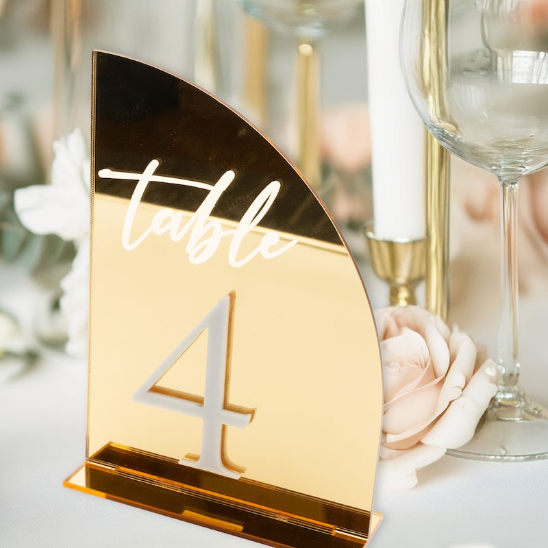 Copper Table Numbers - Etsy