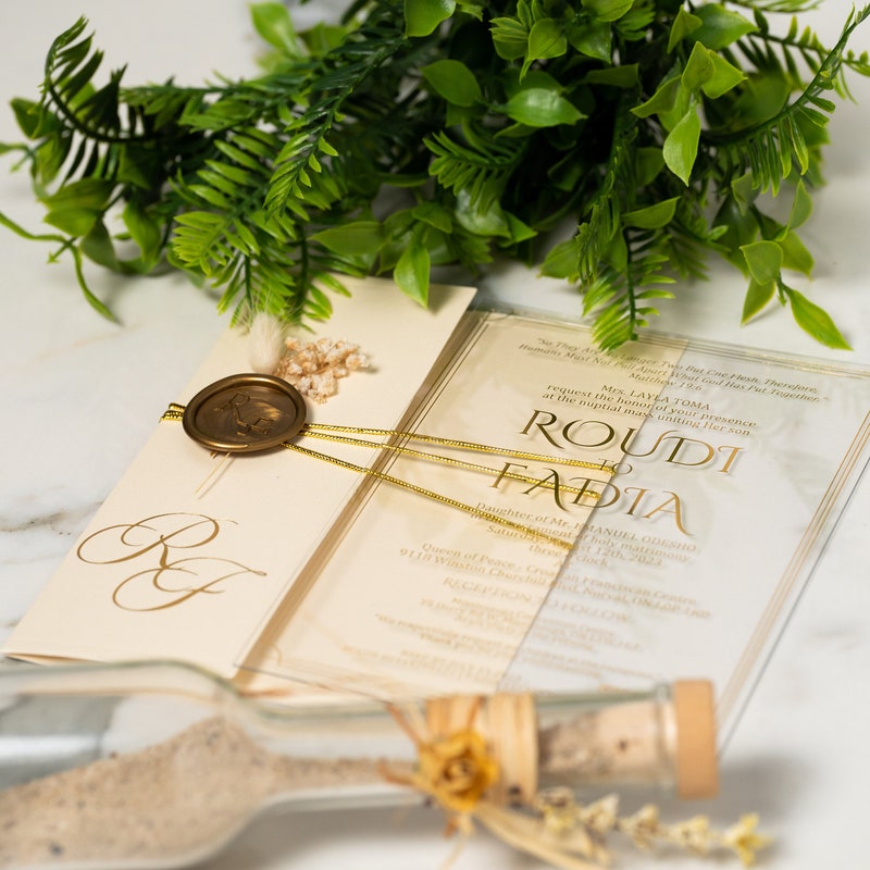 Clear Invitations - Etsy