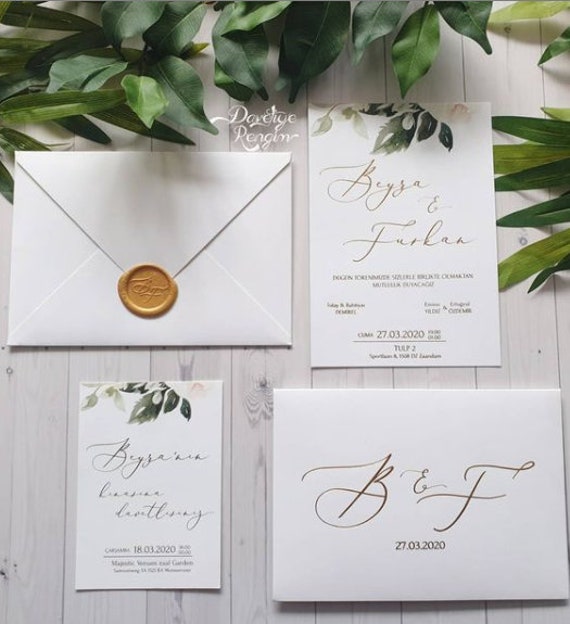 Expensive Unique Wedding Invitation