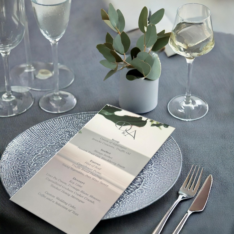 Acrylic Menus - Etsy