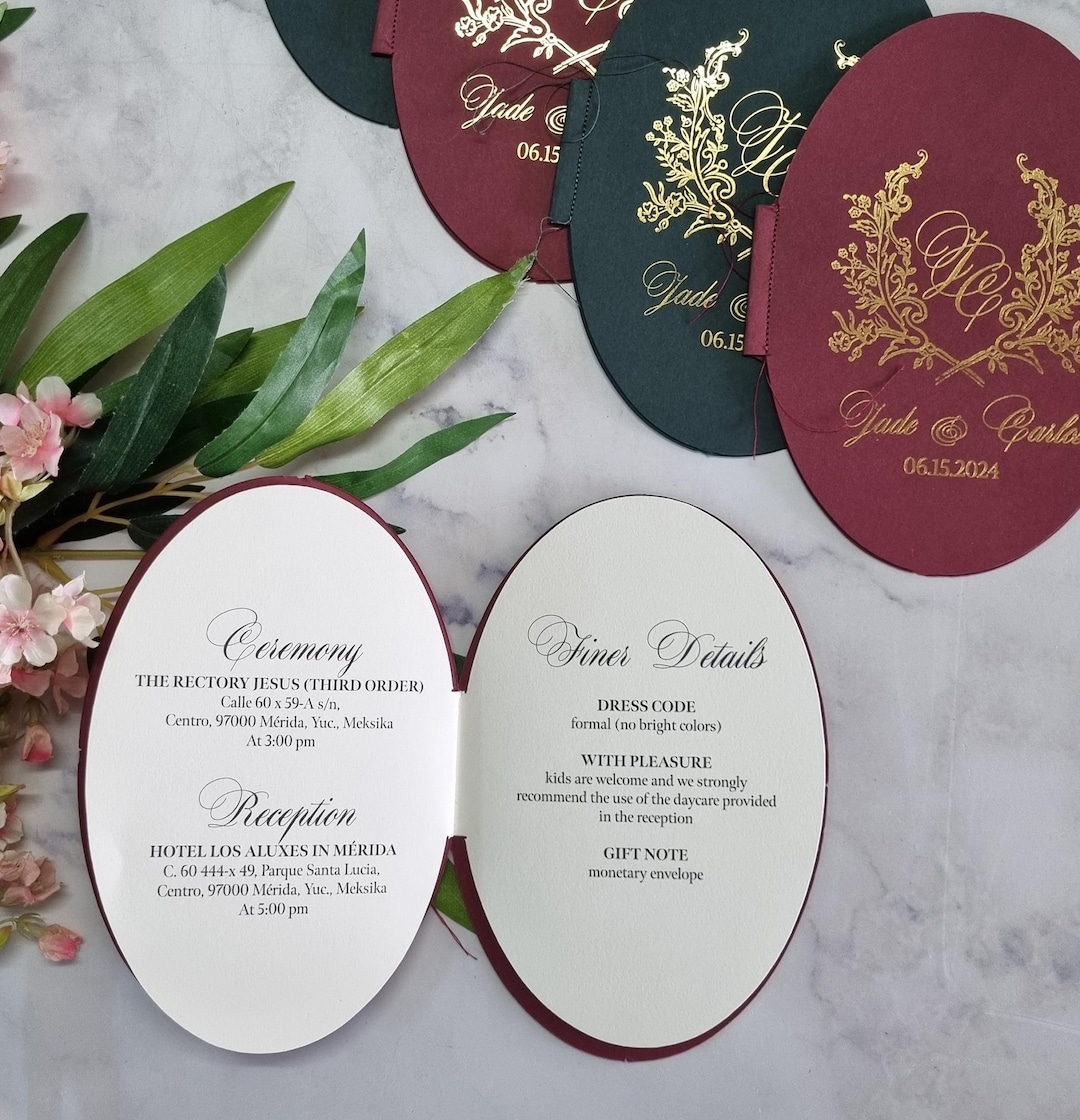 Luxury Foil Print Wedding Invitation, Handmade Sewing Corner Design ...