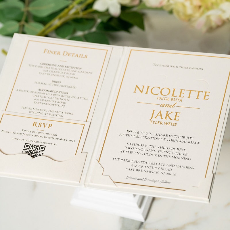 Book Invitation - Etsy