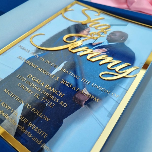 Mirror Invitation - Etsy