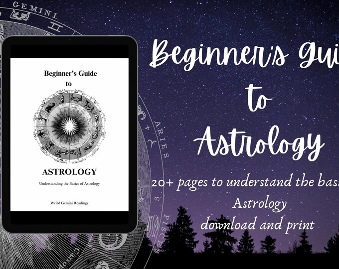 BEGINNERS ASTROLOGY GUIDE, Basics of Astrology, Astrology Printables ...