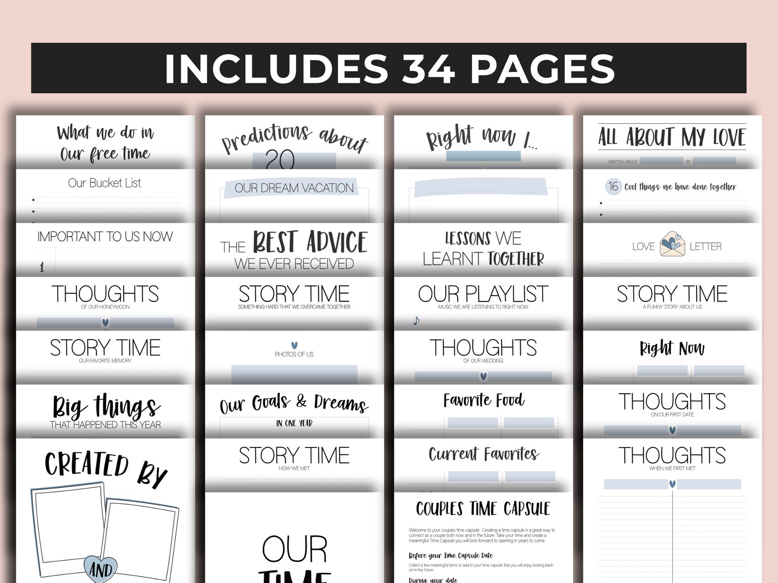 Couples Time Capsule, Date Night Ideas, Wedding Time Capsule ...