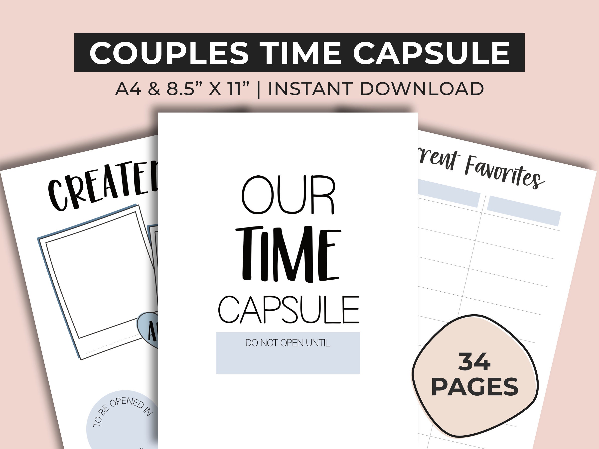 Couples Time Capsule, Date Night Ideas, Wedding Time Capsule ...