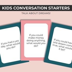 Family Conversation Starters Printable, Kids Conversation Starters, Ice ...