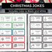 Christmas Lunch Box Jokes Lunch Box Notes Printable - Etsy