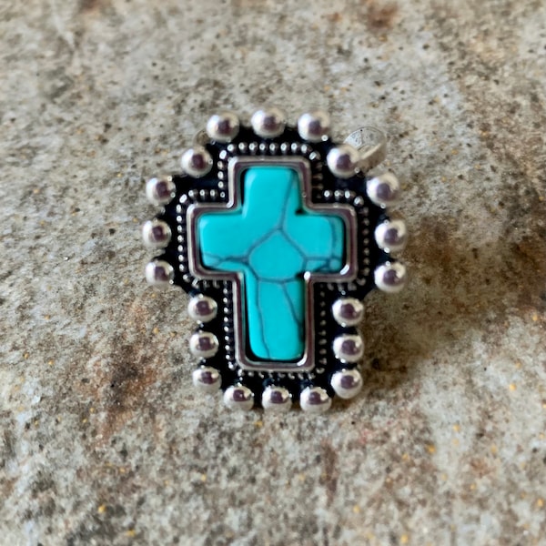 Turquoise Cross - Etsy