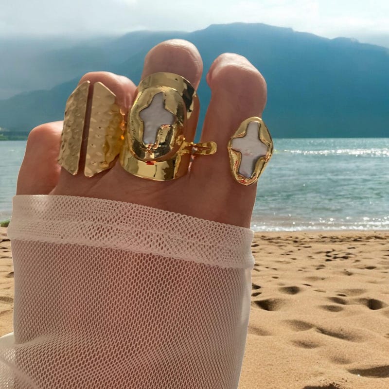 Big Pearl Ring - Etsy