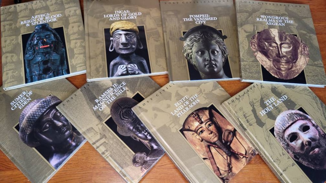 8 Volumes of 1993 Time-life Lost Civilizations Educational Series ...