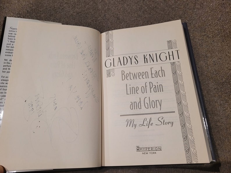 Signed Gladys Knight Autobiography My Life Story. First Ed, First ...