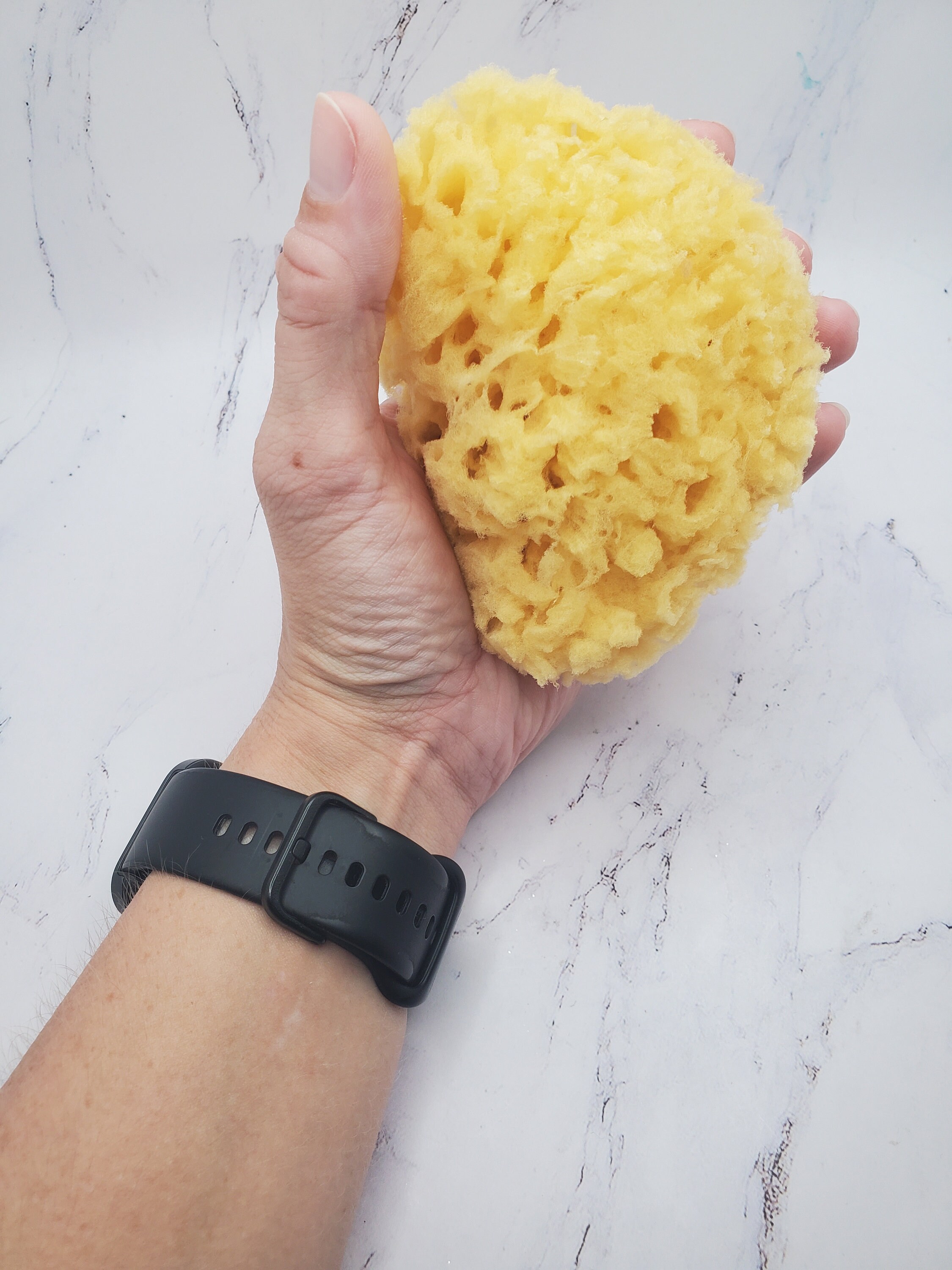 Natural Sea Sponge With Natural Goat Milk Soap 4-5oz Soap Infused ...