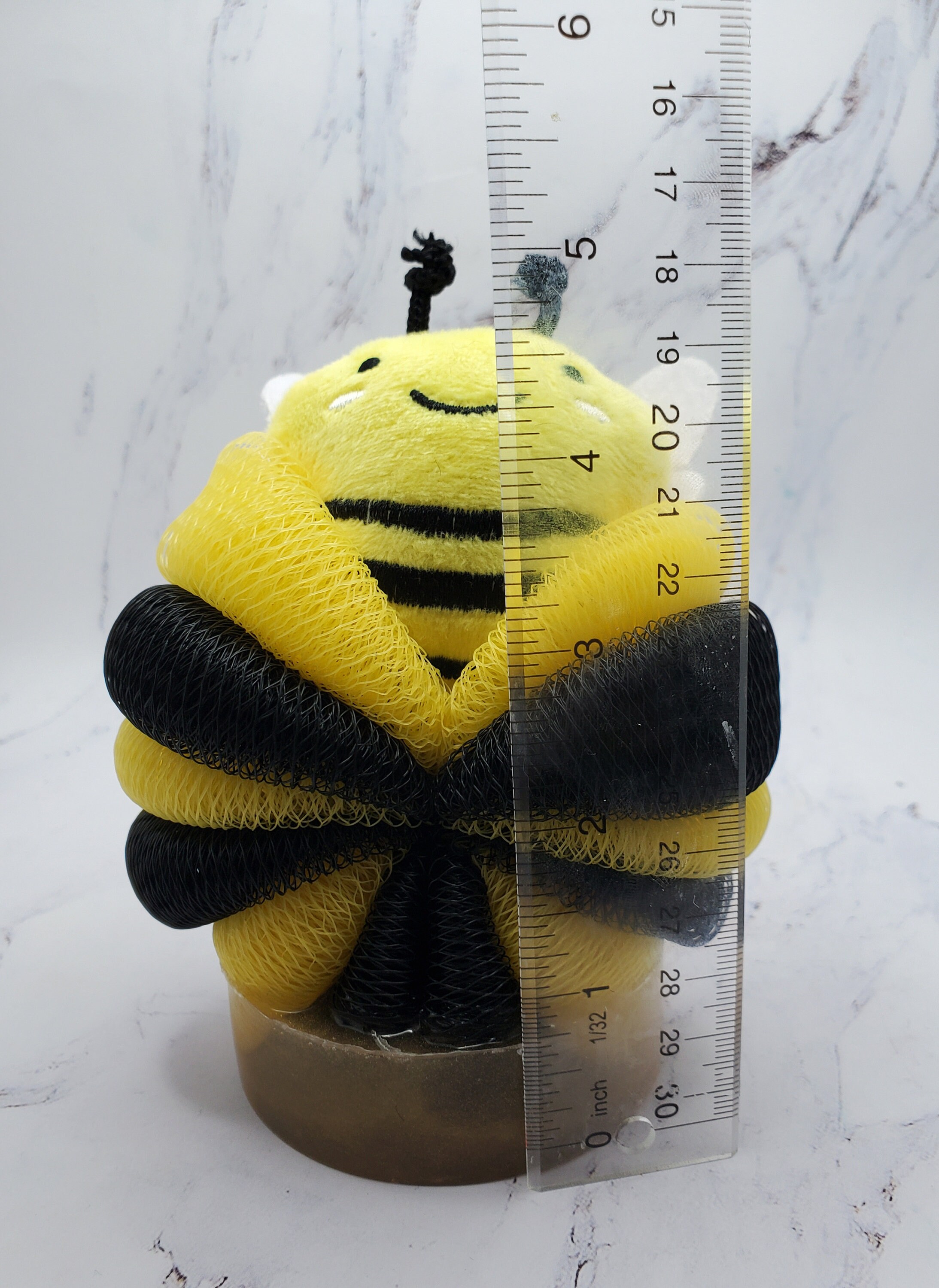 Bumble Bee Loofah and 4oz Bar Soap in One Honey Glycerin Attached to ...