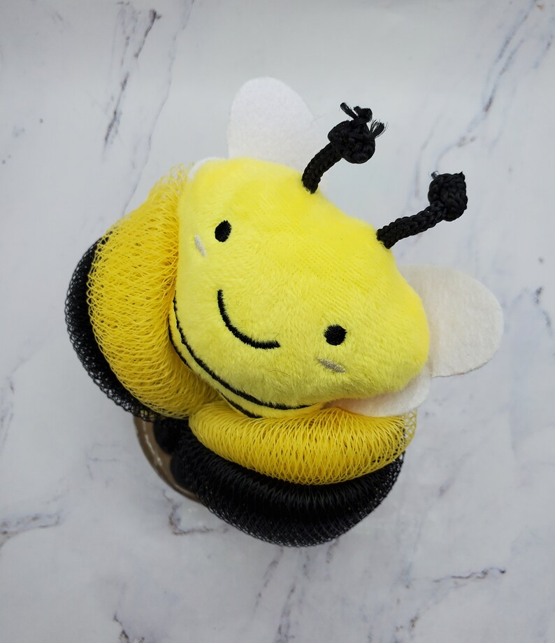 Bumble Bee Loofah and 4oz Bar Soap in One Honey Glycerin Attached to ...