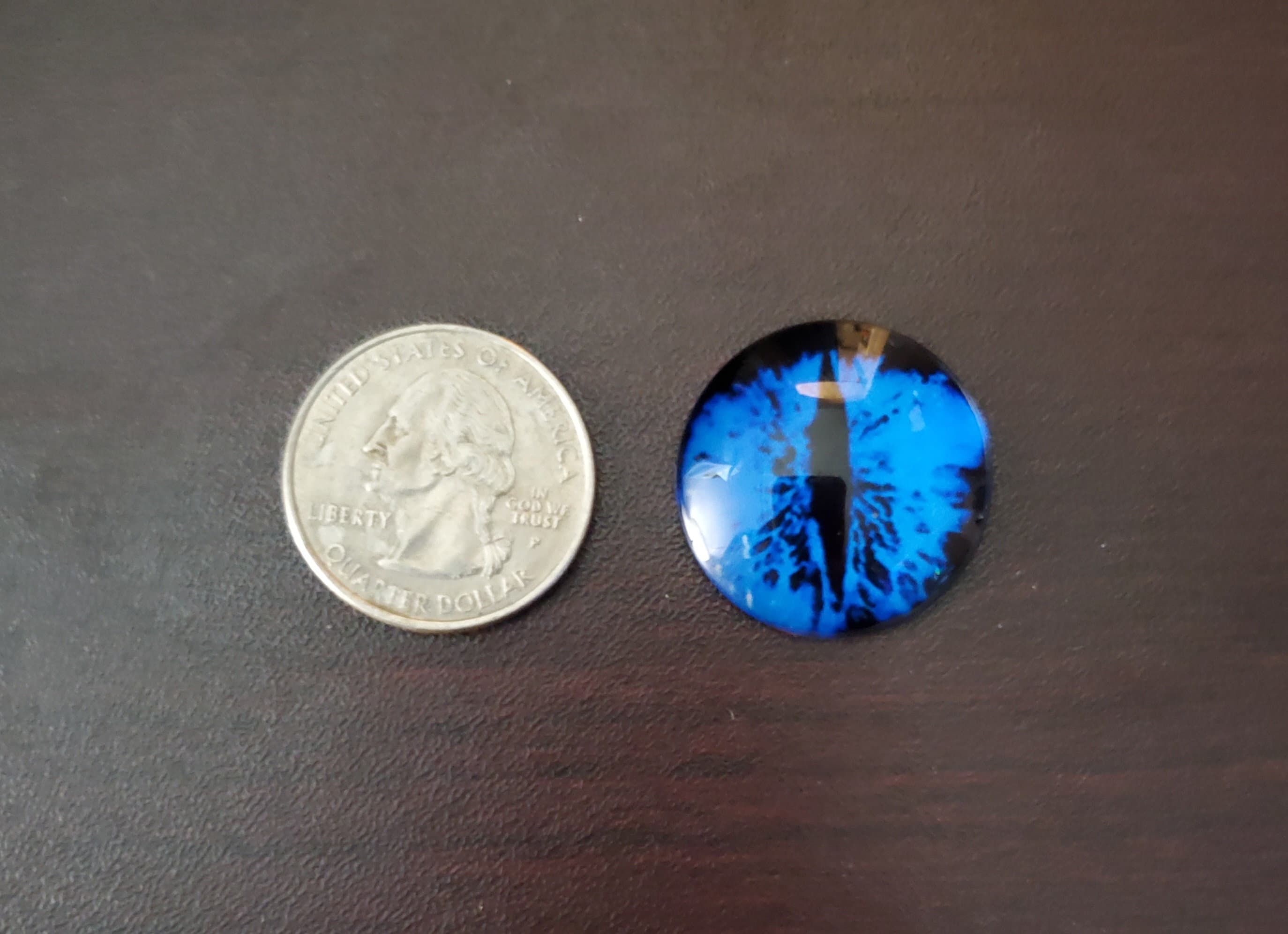 Glass Dragon Eye Cabachons Large Matching Pairs of 25mm/1 Inch Eyes for ...