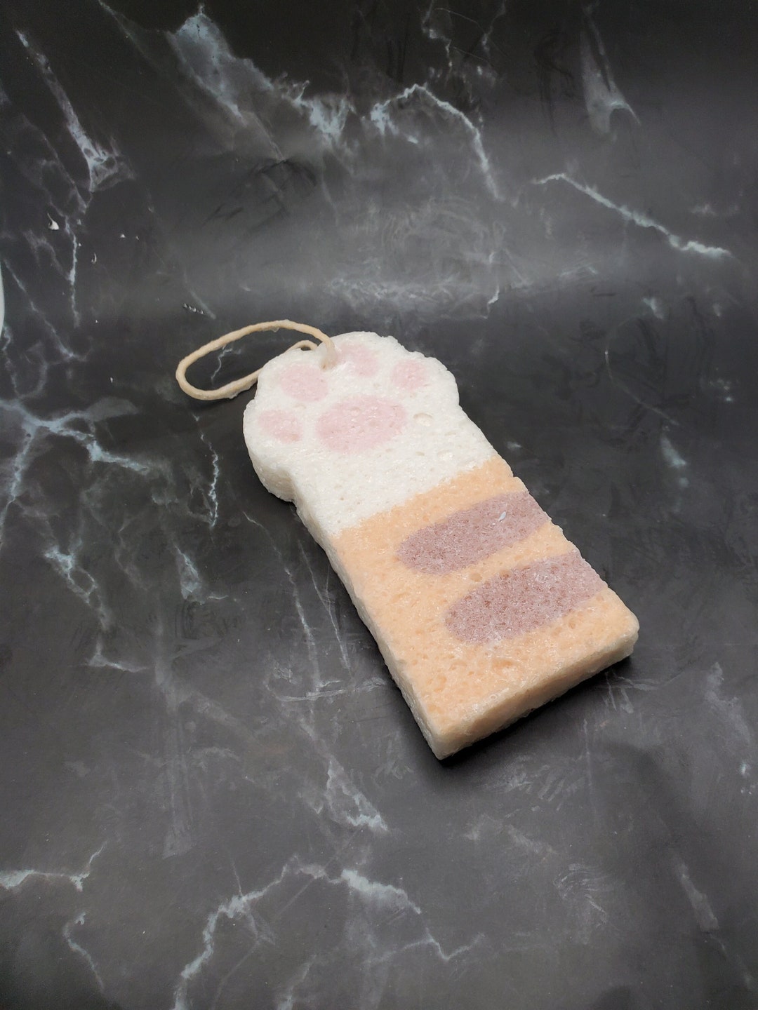 Soap Saturated Cat Paw Sponge - Bath Body Sponge in Shape of Dog Animal ...