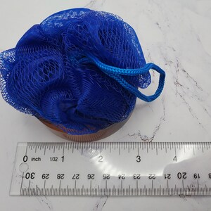 Loofah Sponge Bar Soap - Synthetic Poof/pouf in Appx. 4oz Bar Soap ...