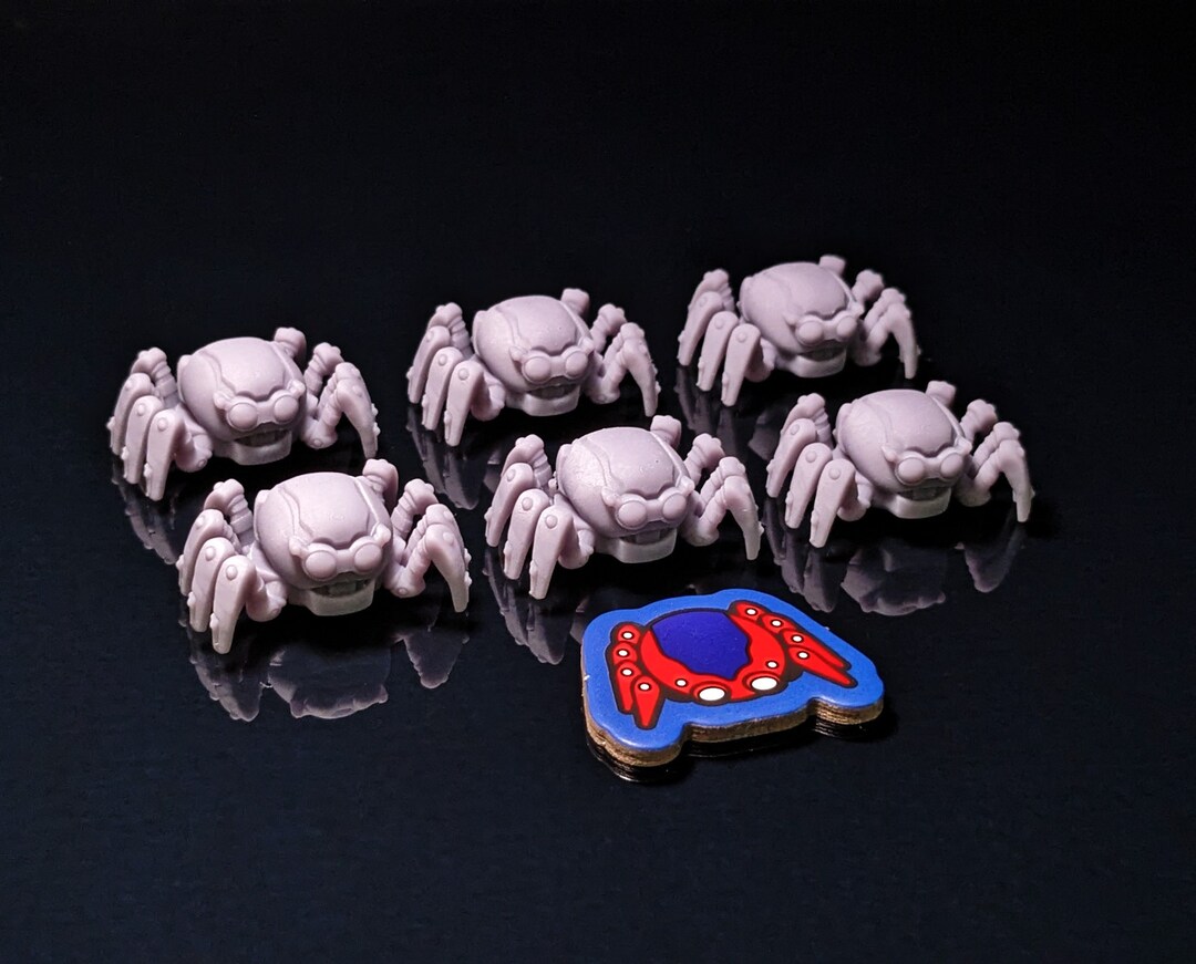 Spider-bot Minis for Marvel United Board Game - Etsy