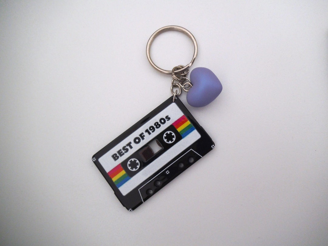 80s Mixtape Keychain - Etsy